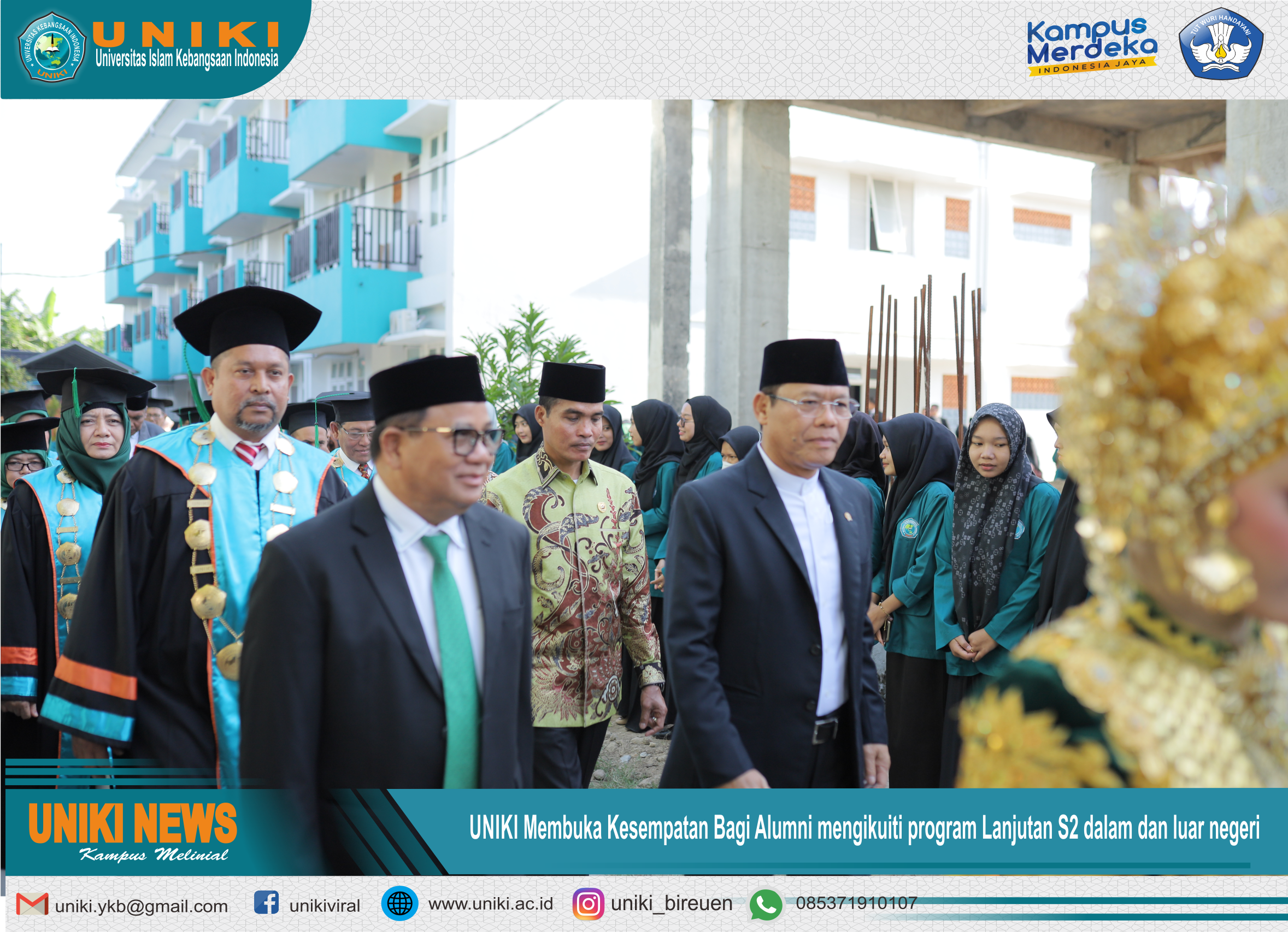 UNIKI membuka penerimaan beasiswa S2 dalam dan luar negeri bagi Alumni ...